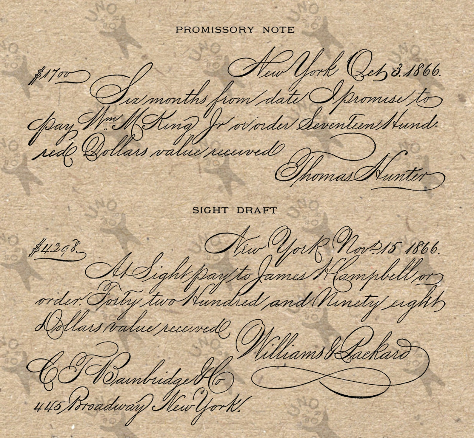 Vintage retro drawing image handwriting Old letter picture | Etsy