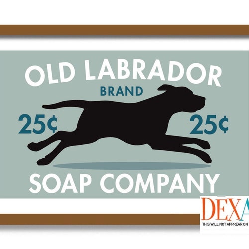 Labrador Retriever Laundry Wall Decor Black Lab Laundry Art | Etsy