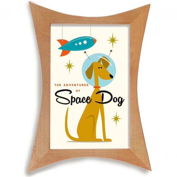 Space Dog Art - Etsy