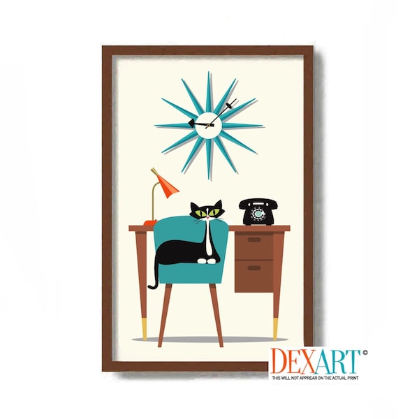 Cat Office Decor - Etsy