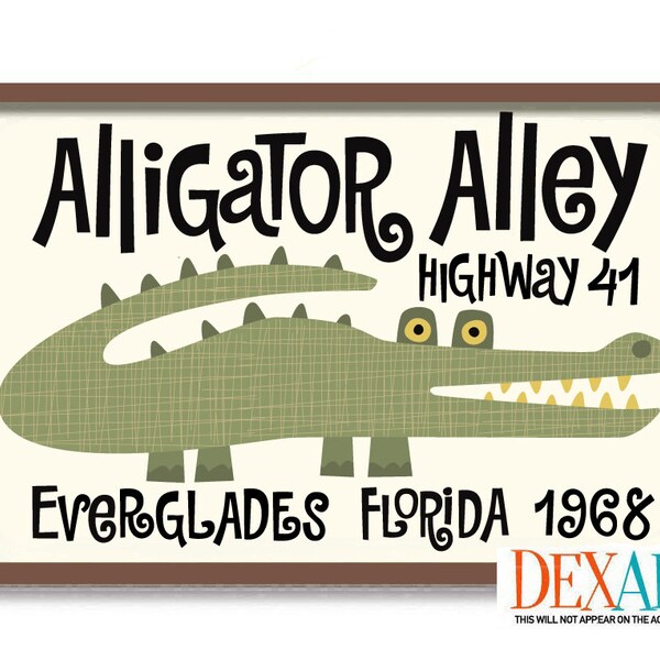 Alligator Art - Etsy