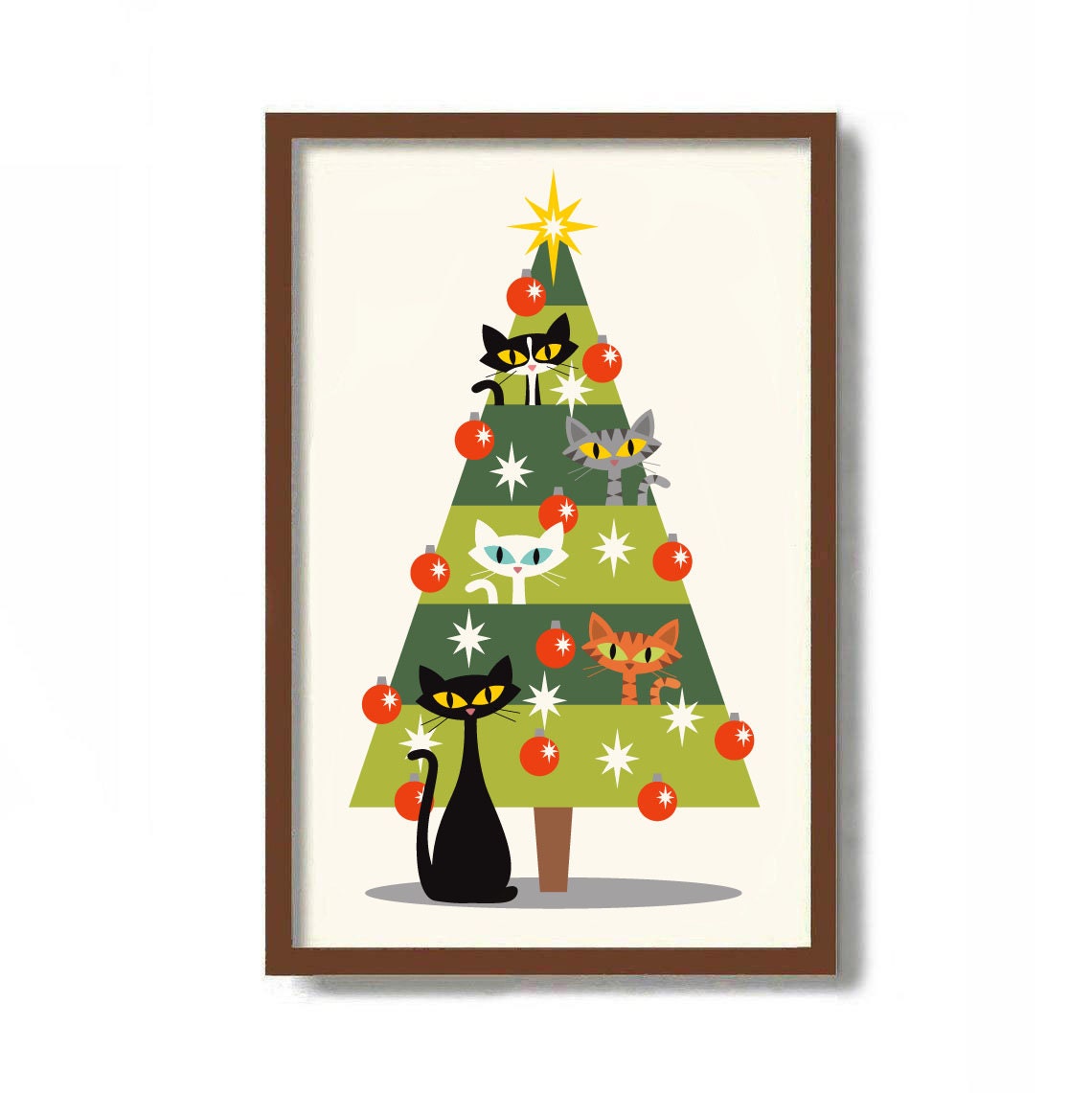 Cat Tree Secret Santa Gift for Women Christmas Decor Cat | Etsy