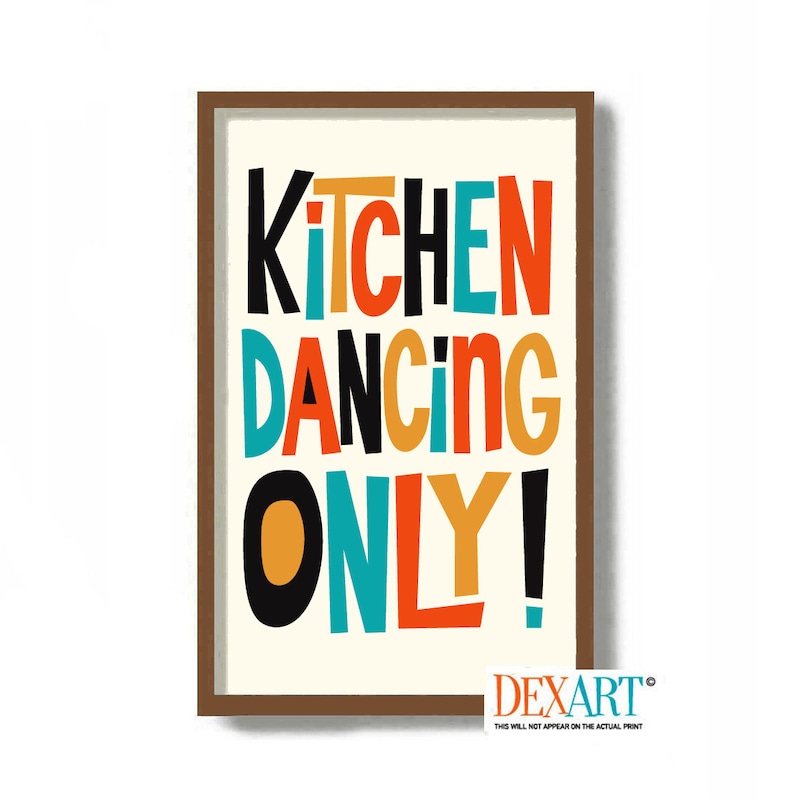 Kitchen is for Dance - Etsy