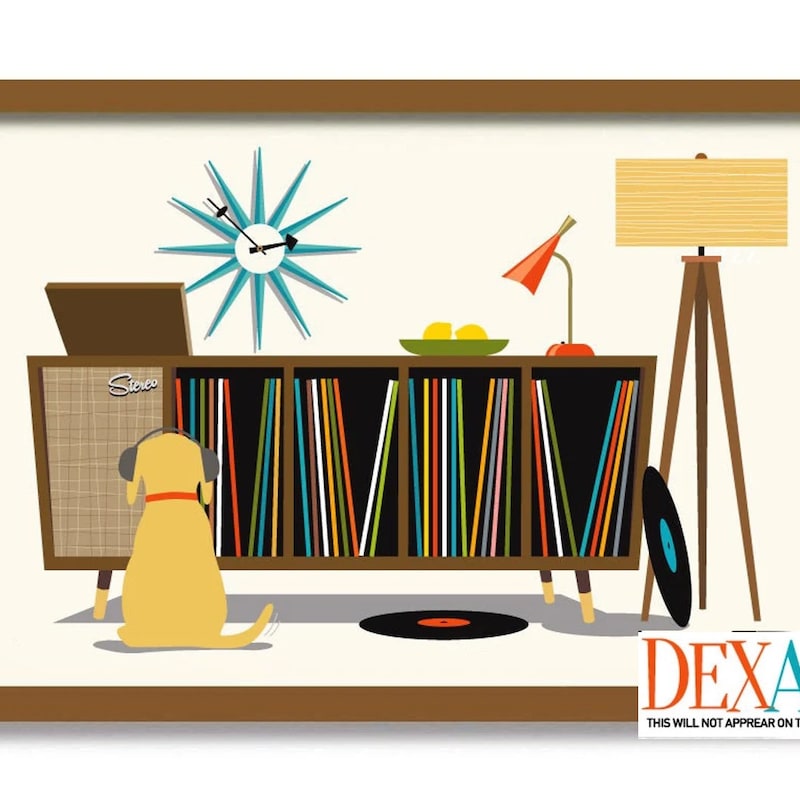 Record Player Dog - Etsy