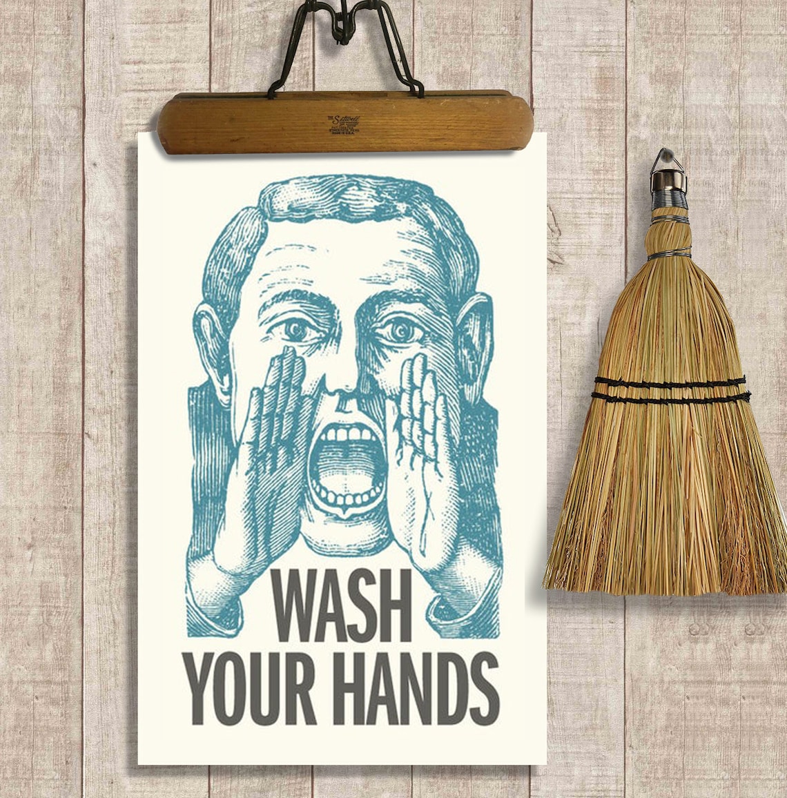 Funny Bathroom Signs Wash Your Hands Bath Art Print Bath | Etsy