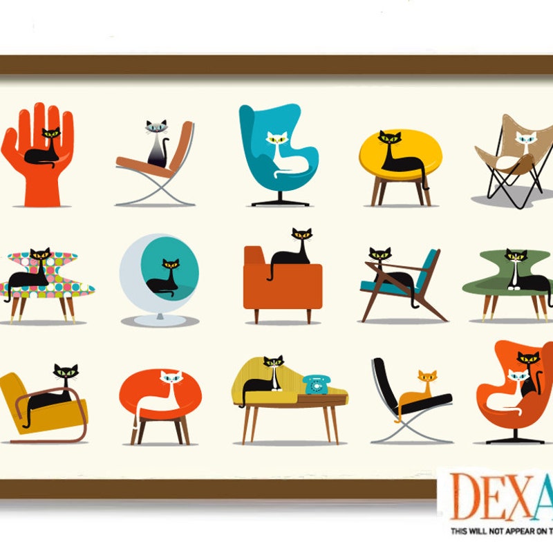 Dexmex Cat Prints - Etsy