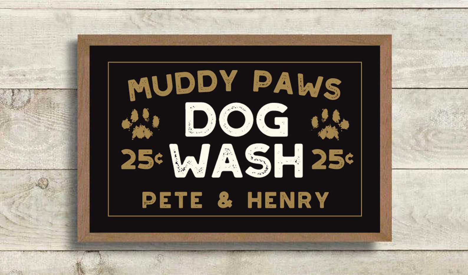 Dog Wash Sign Personalized Dog Grooming Sign Laundry Room | Etsy