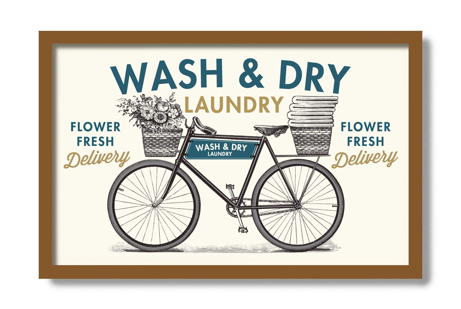 Laundry Room Decor Wash and Dry Sign Laundry Sign Vintage | Etsy