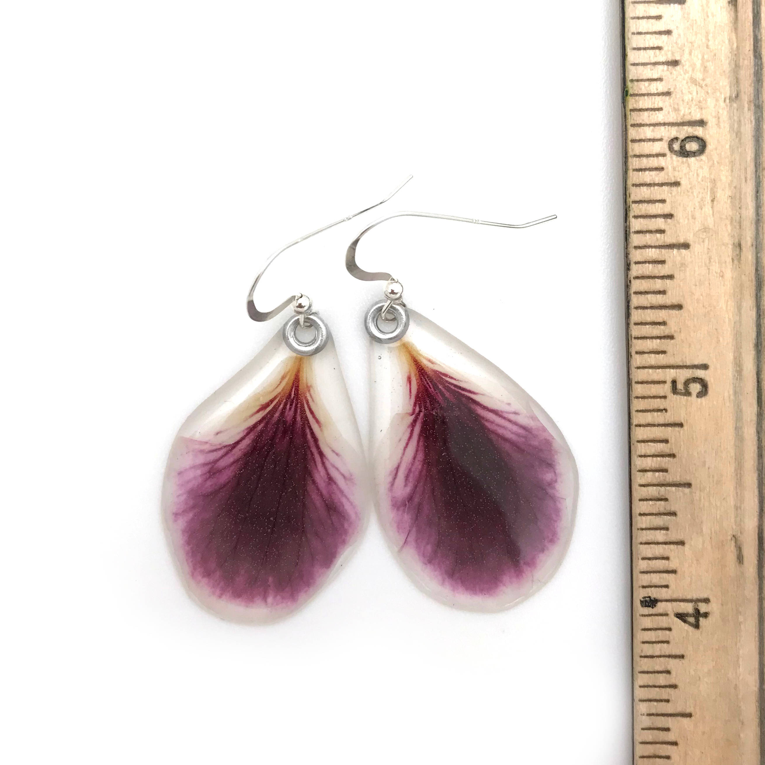 Gardener Gift, Gift for Her, Real Flower Earrings, Real Petal Earrings ...