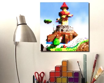 Mario 64 Pixel Art - Etsy