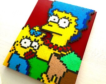 Simpsons Pixel Art - Etsy