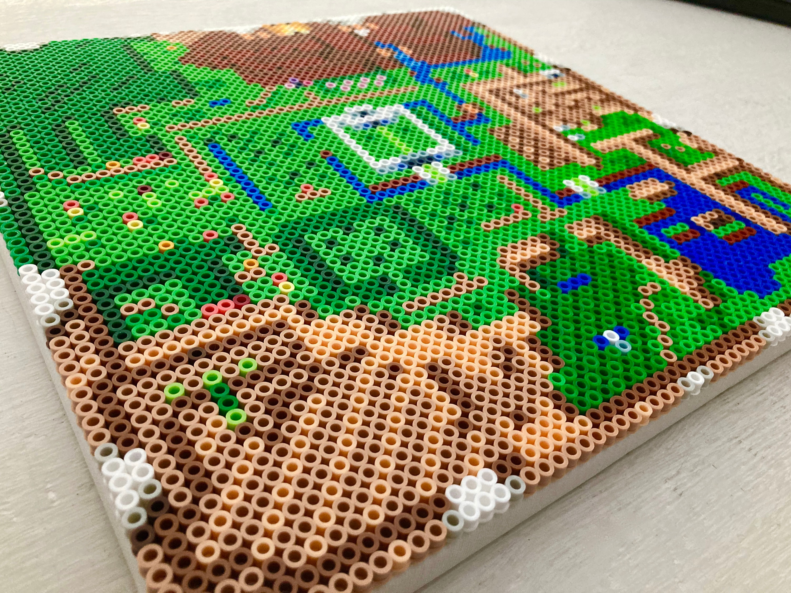 Legend of Zelda: Link to the Past Map Screen Perler Bead Pixel | Etsy
