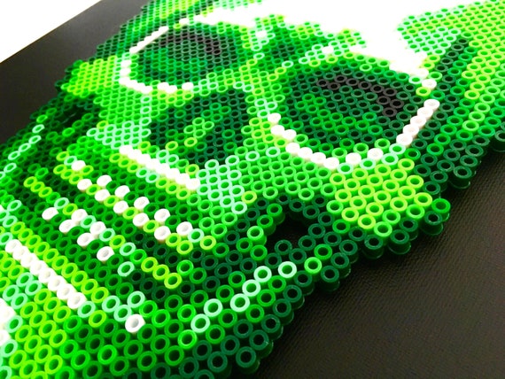 Minecraft Emerald Perler Beads