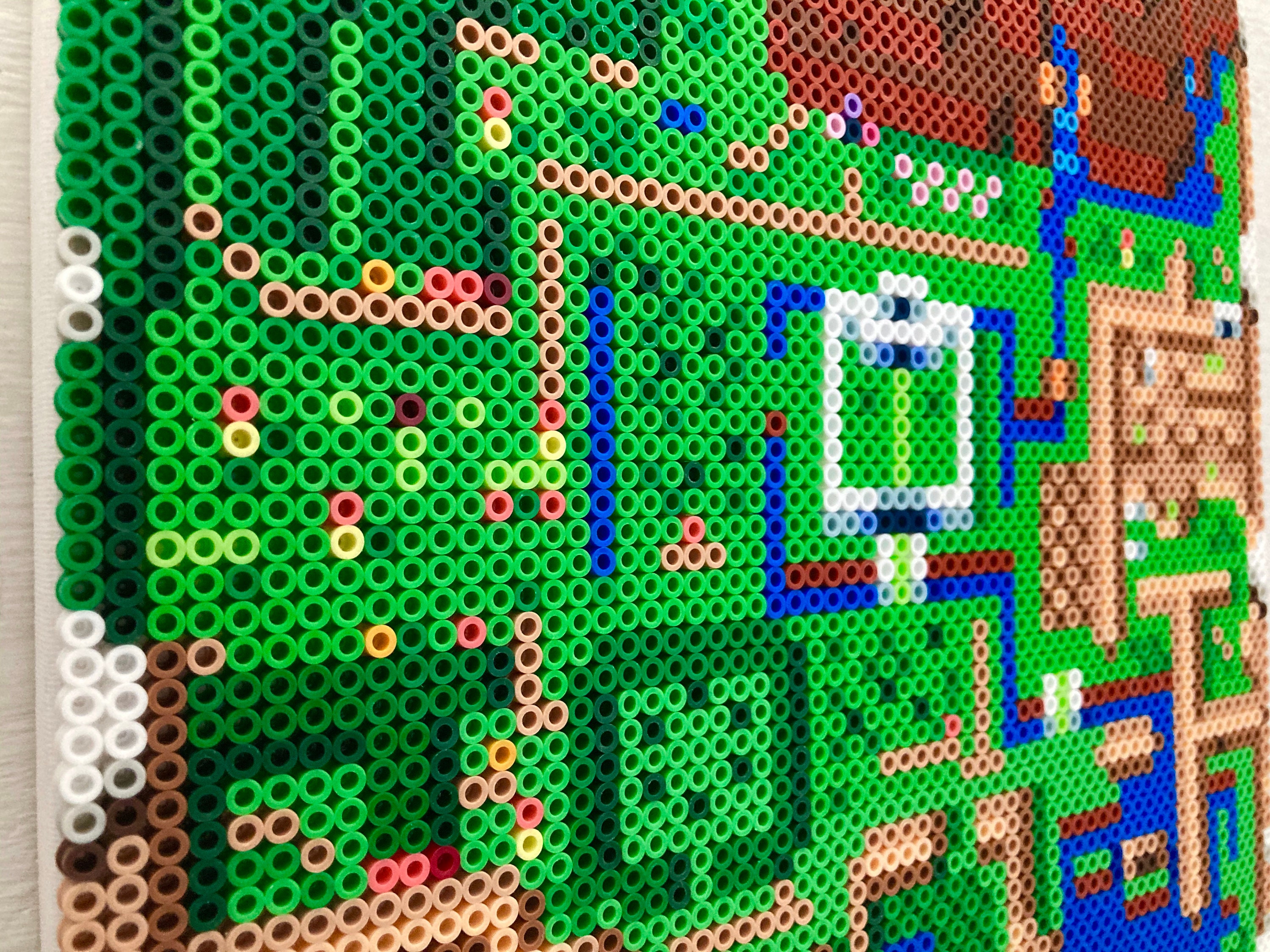 Legend of Zelda: Link to the Past Map Screen Perler Bead Pixel | Etsy