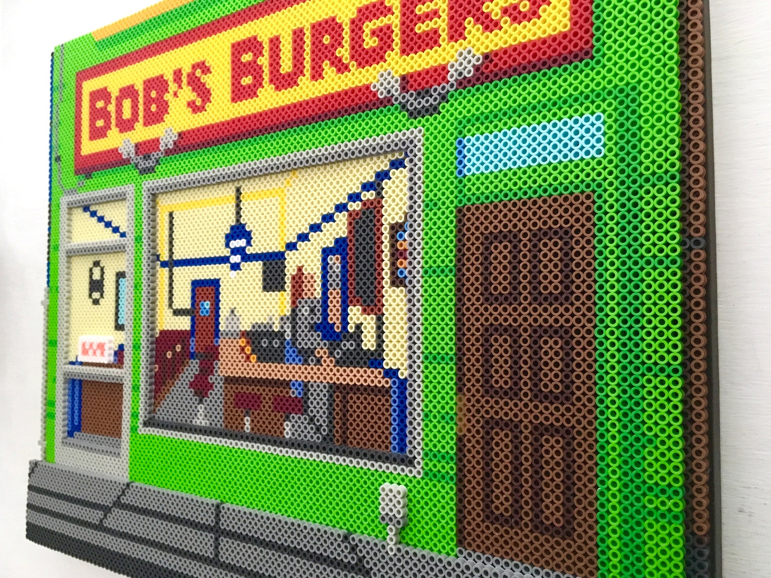 Bob's Burgers Pixel Pattern Perler Beads Cross Stitch - Etsy Ireland