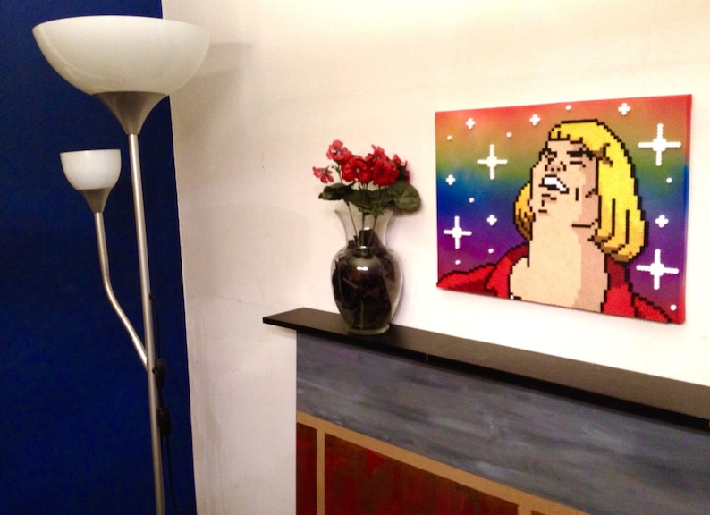 He-man Sings! Pixel Pattern - Cross Stitch - Perler Beads - INSTANT ...