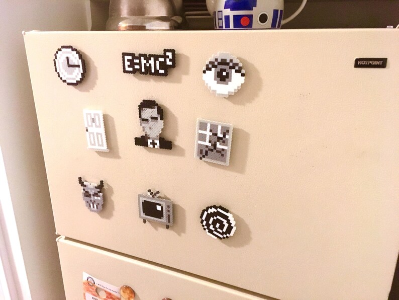 Twilight Zone Retro Perler Bead Icons Magnets Pins 8 Bit Pixel - Etsy
