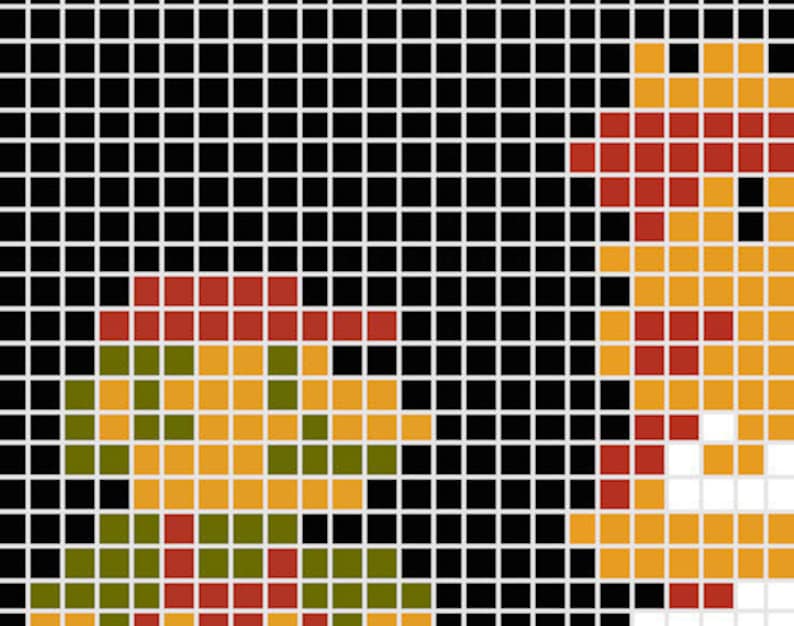 Super Mario Levels Pixel Patterns Perler Beads Cross | Etsy