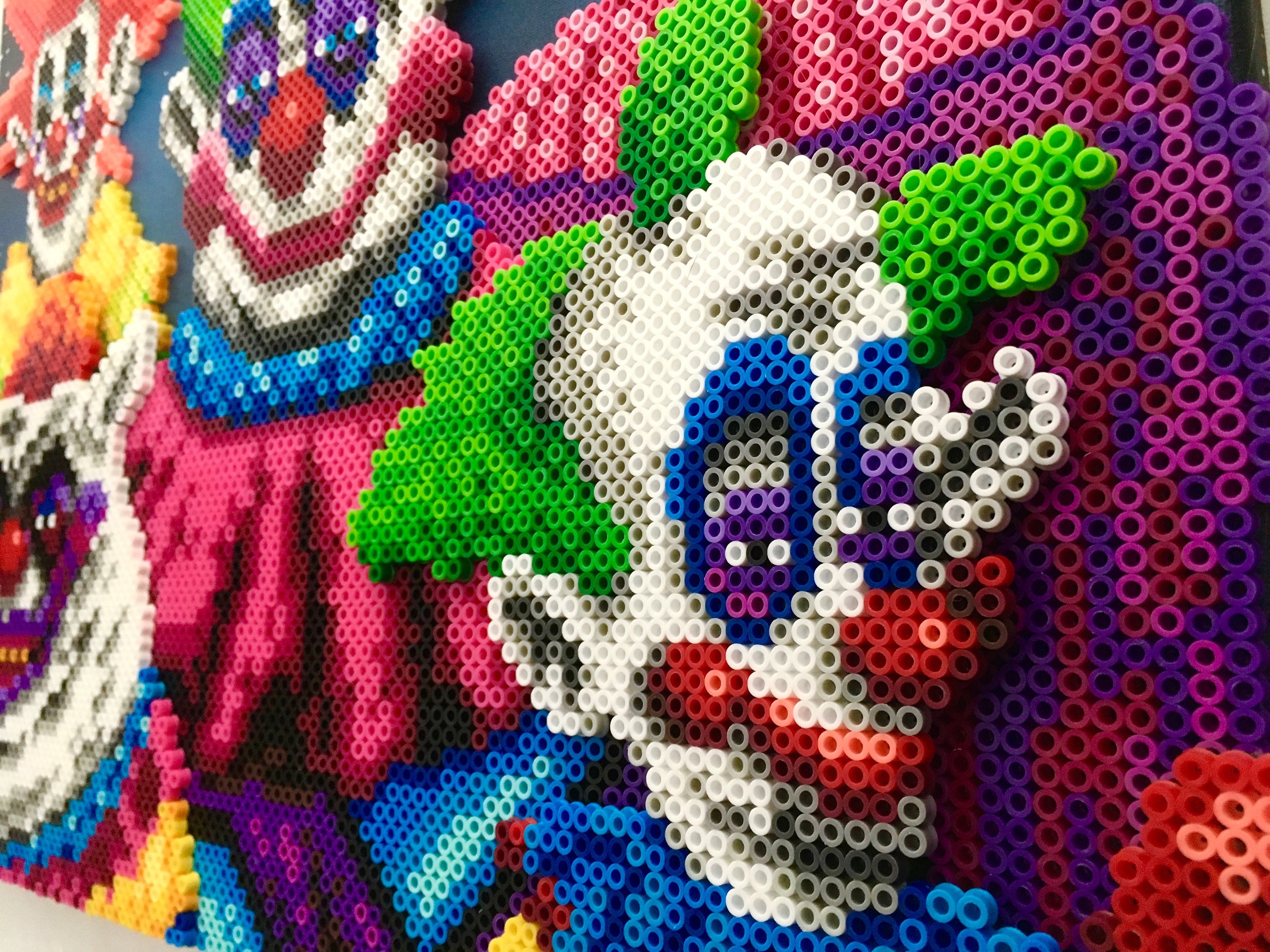 Killer Klowns From Outer Space Pixel Pattern - Perler Beads - Cross ...