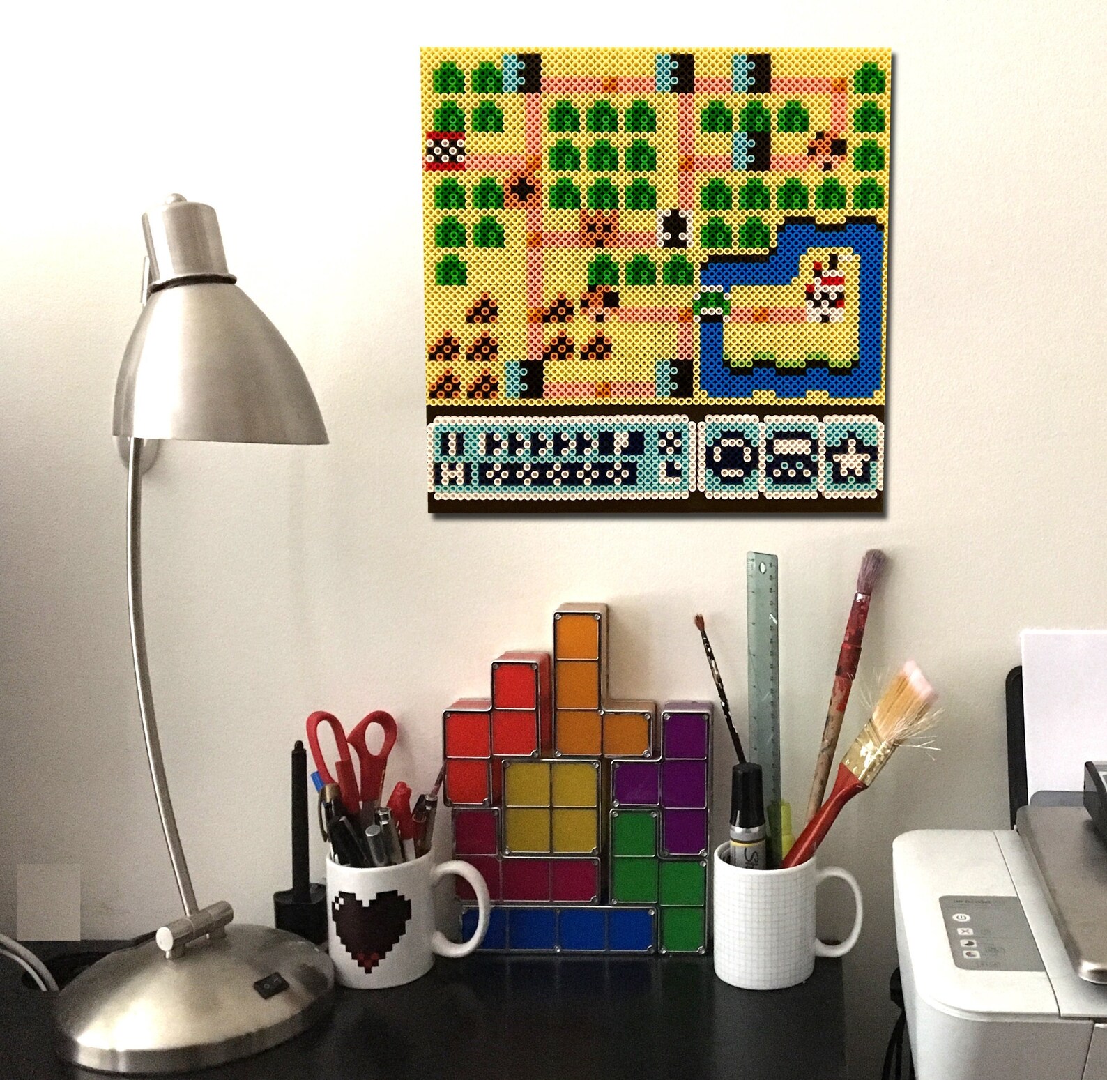 3D Super Mario Bros 3 Grass Land Map Retro Gaming 8 Bit Pixel - Etsy