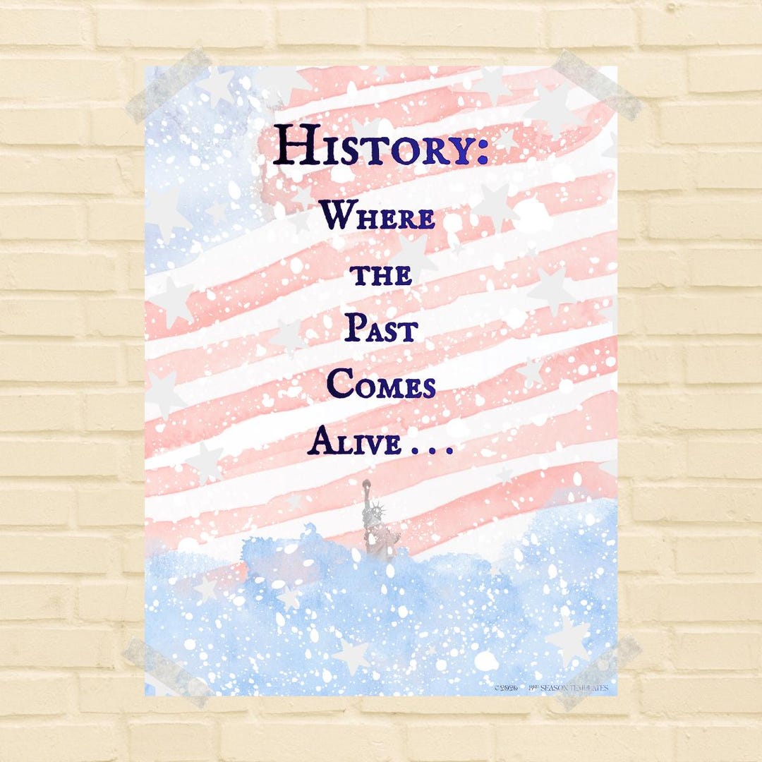 POSTER - Digital Download - American History for Classroom or ...
