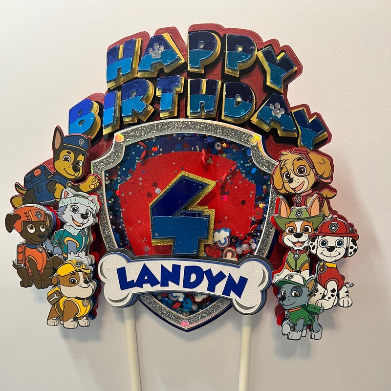 Shaker Cake Topper - Etsy