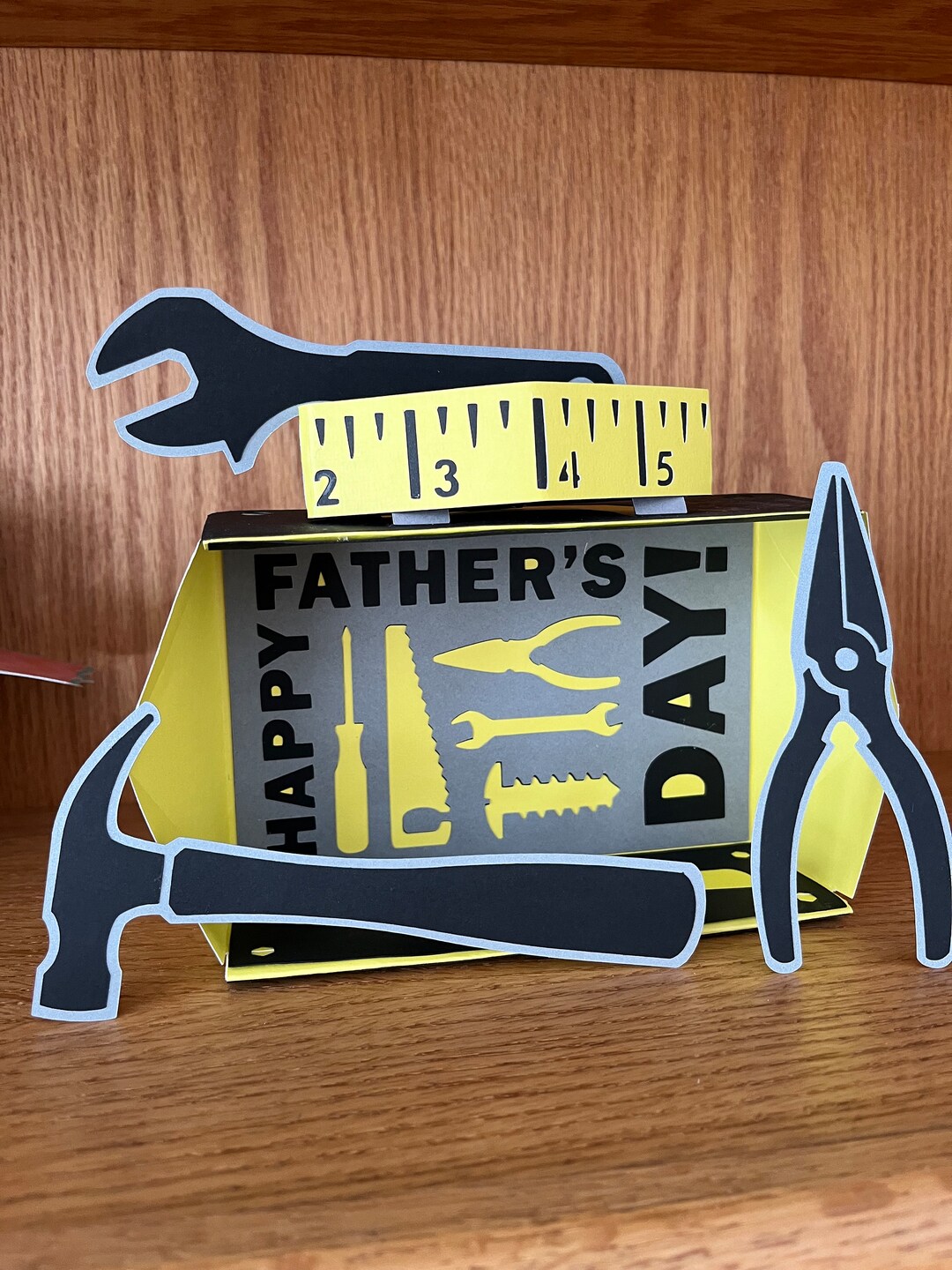 Handmade Toolbox Card/ Father's Day Card/ Birthday Card/ Graduation ...