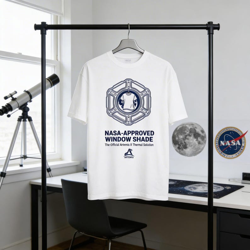 Comfort Colors Artemis II NASA Approved Window Shade Shirt, Official ...