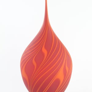 Hand Blown Glass Art Teardrop Sculpture - Etsy