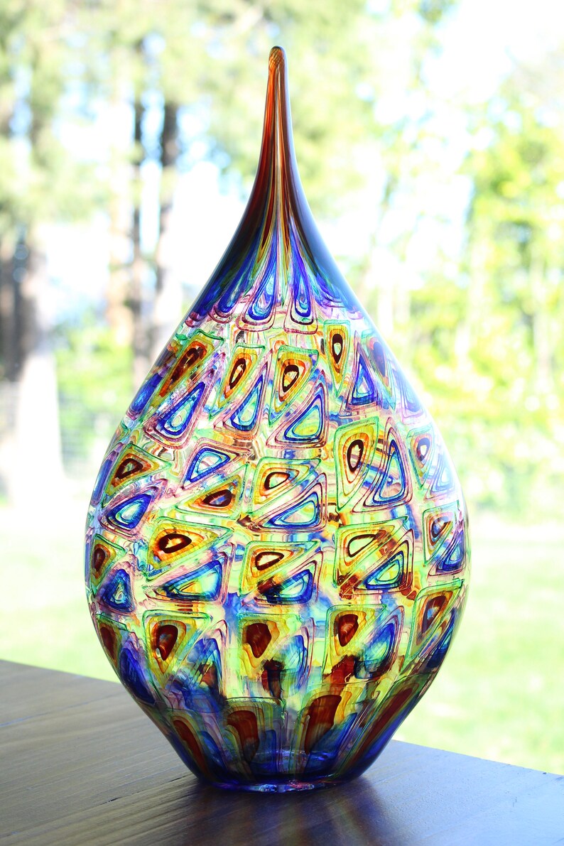 Hand Blown Art Glass Sculpture - Etsy