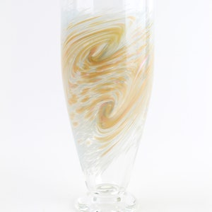 Small Hand Blown Art Glass Vase - Etsy