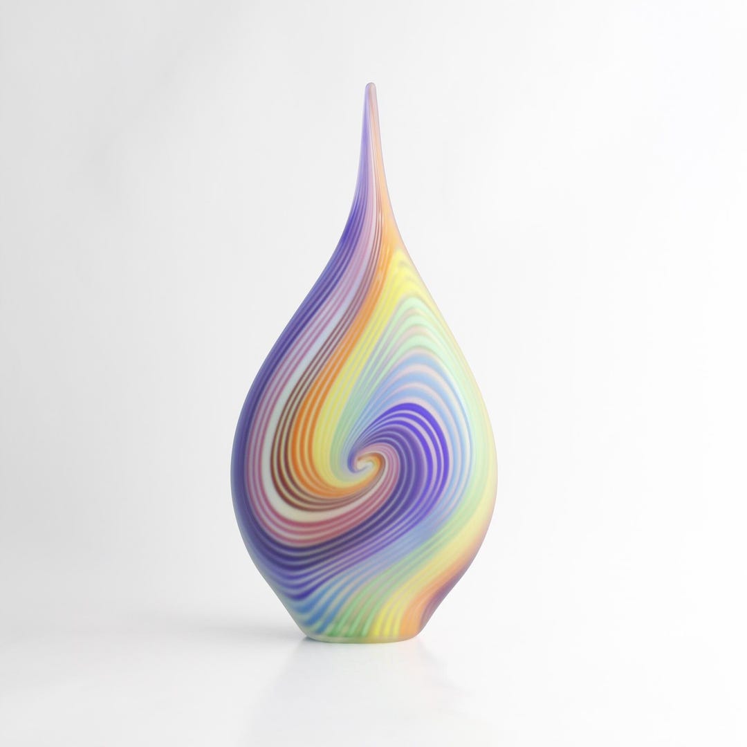 Hand Blown Glass Sculpture - Etsy
