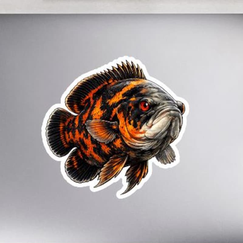 Oscar Fish Stickers - Etsy