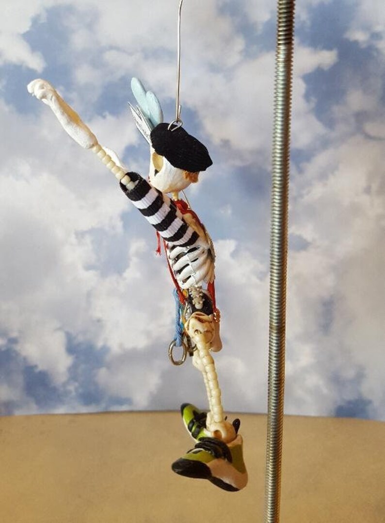 Day of the Dead Mime Rock Climber Ornament Figurine - Etsy