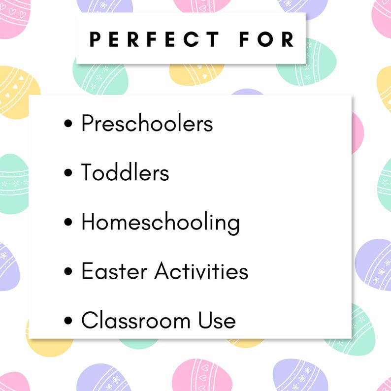 Easter Printable Activity Pack, Preschool Worksheets, Toddler Learning ...