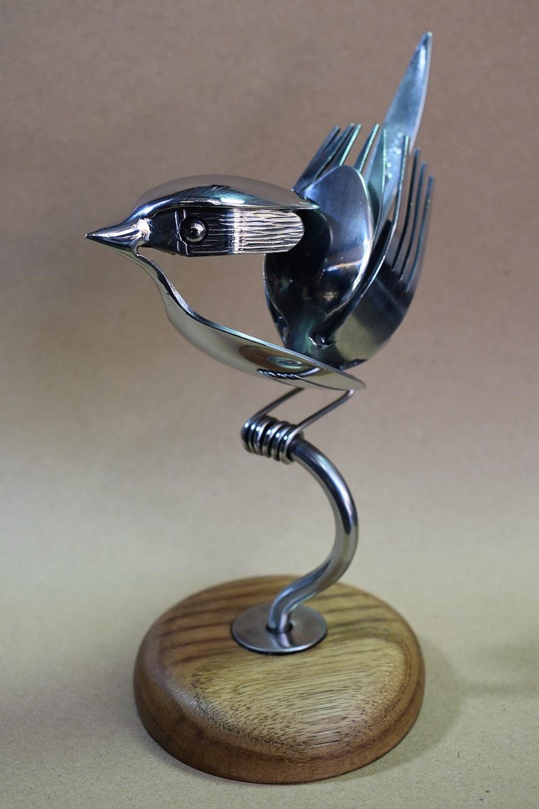 Stainless Steel Bird Sculpture – Finch (australian Bird Study) - Etsy
