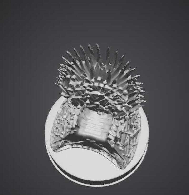 Iron Throne Inspired STL File | 3D Printable Display Model (digital ...