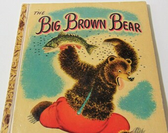 Big Brown Bear - Etsy