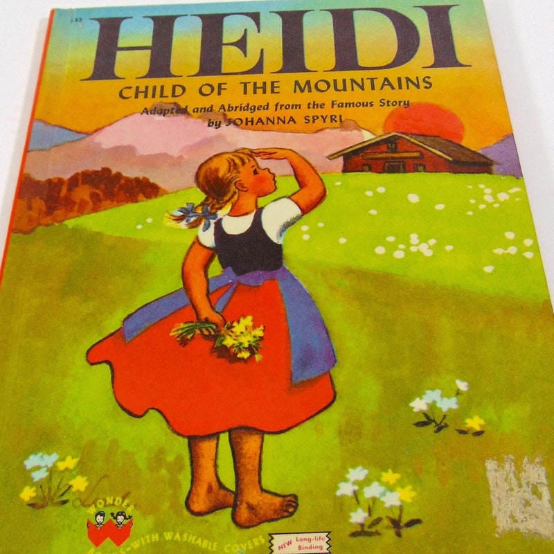 Vintage Heidi Book - Etsy
