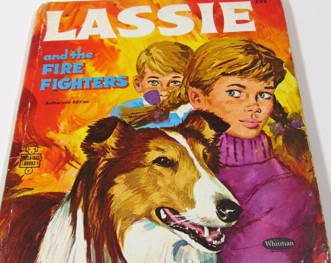 Lassie and the Firefighters, Vintage Whitman Tell-a-tale Children's ...