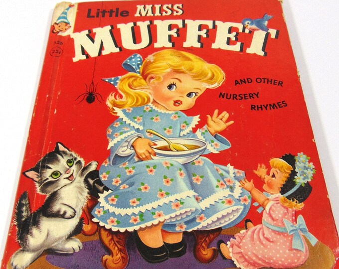Little Miss Muffet and Other Nursery Rhymes, Vintage Rand Mcnally Elf ...