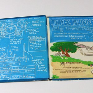 Bugs Bunny's Big Invention, Vintage Whitman Tell-a-tale Children's Book ...