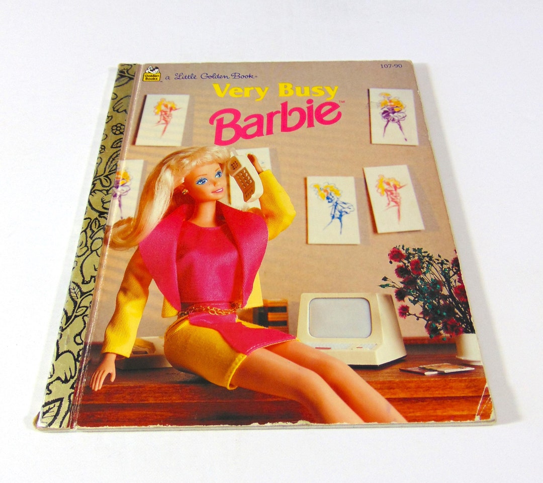 Very Busy Barbie, Vintage Little Golden Book, Written by Barbara Slate ...