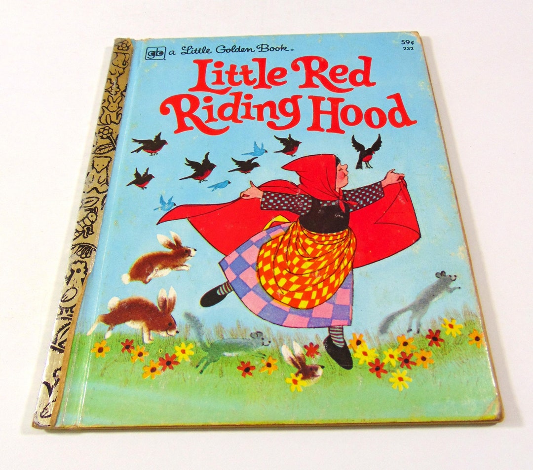 Little Red Riding Hood, Vintage Little Golden Children's Book, Told by ...