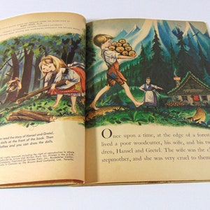 Hansel and Gretel, Vintage Little Golden Book, Illustrated by Judy and ...