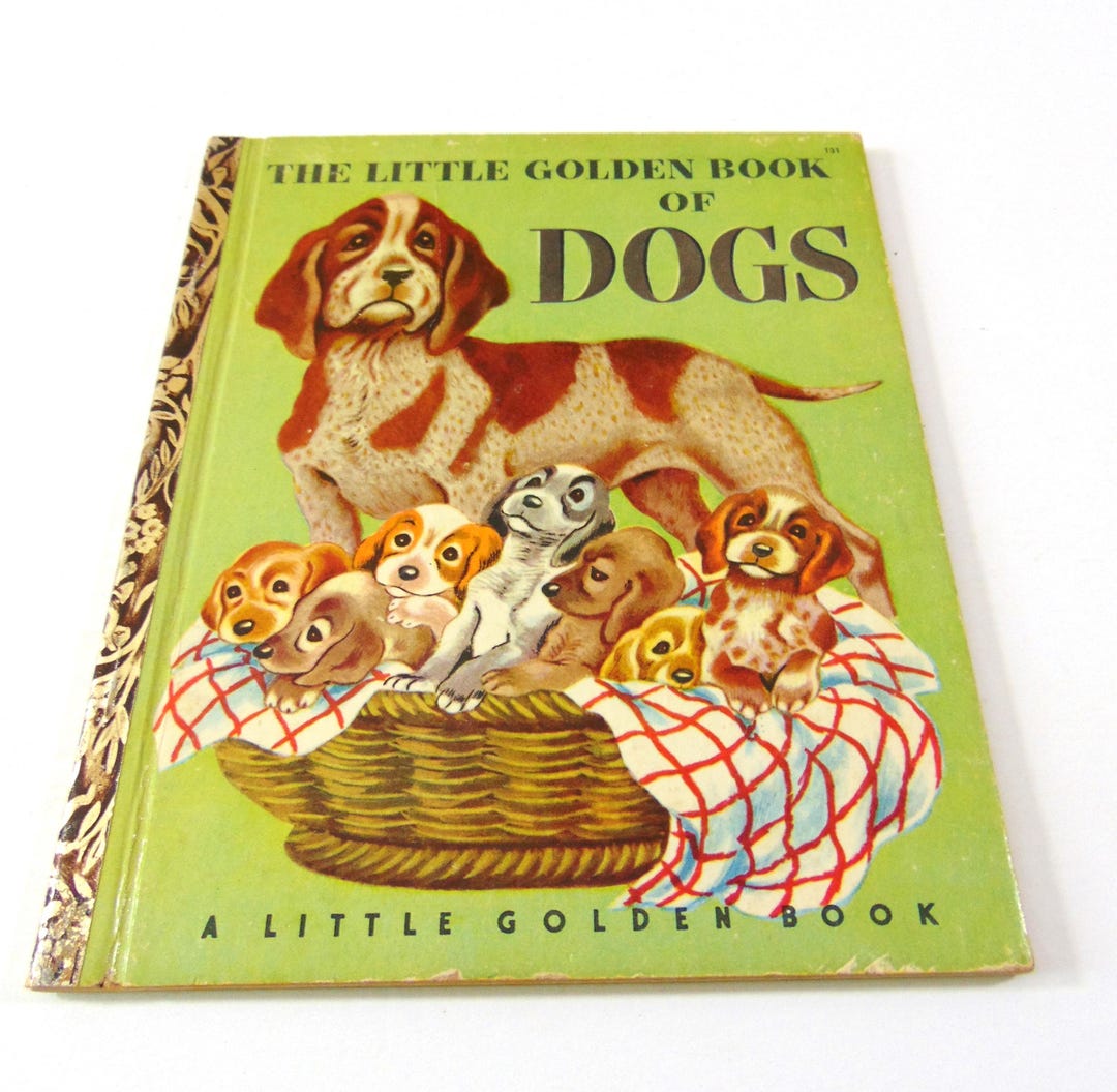 Little Golden Book of Dogs, Vintage Little Golden Book, Written by Nita ...