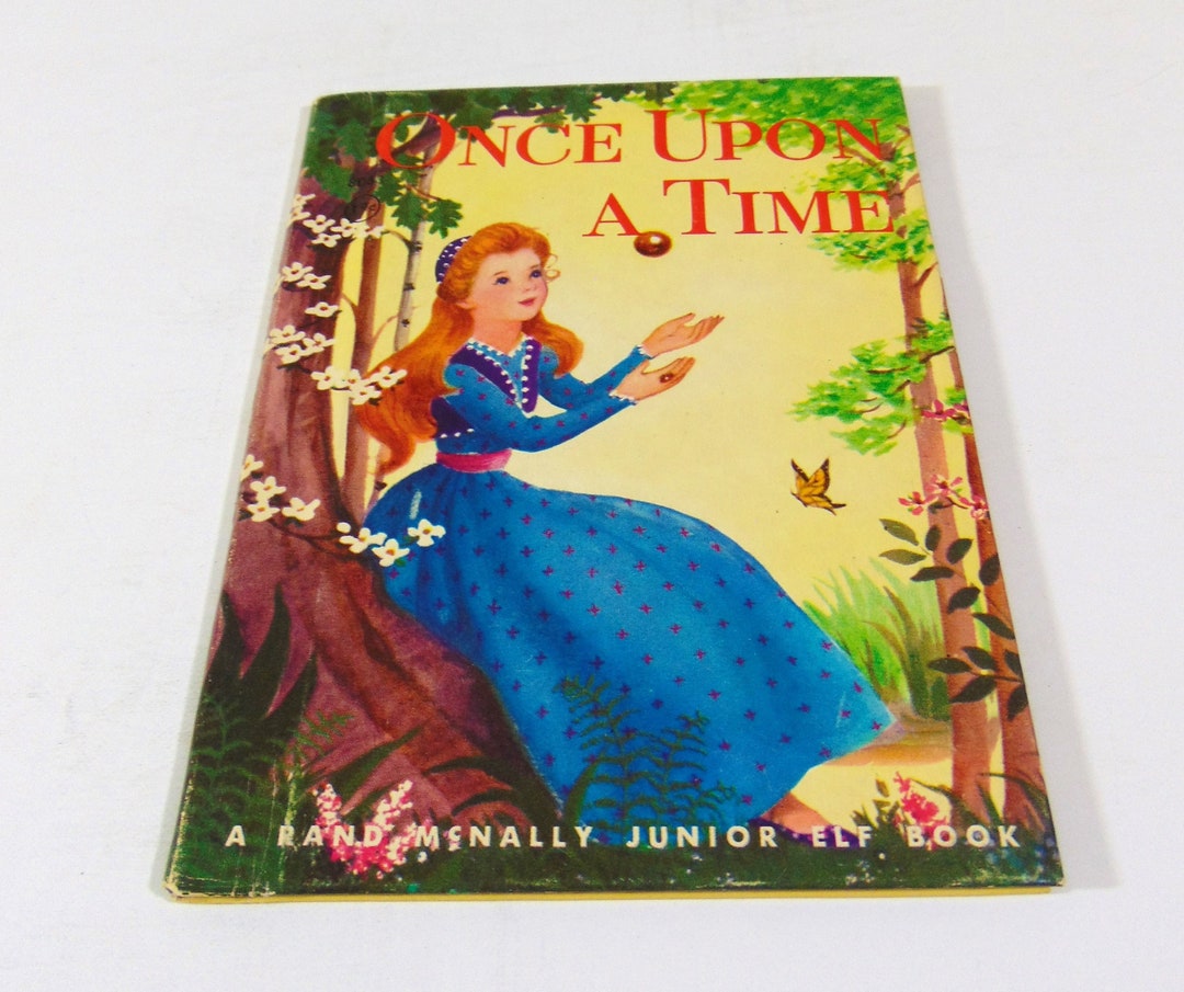 Once Upon A Time, Vintage 1960s Rand Mcnally Junior Elf Children's Book ...