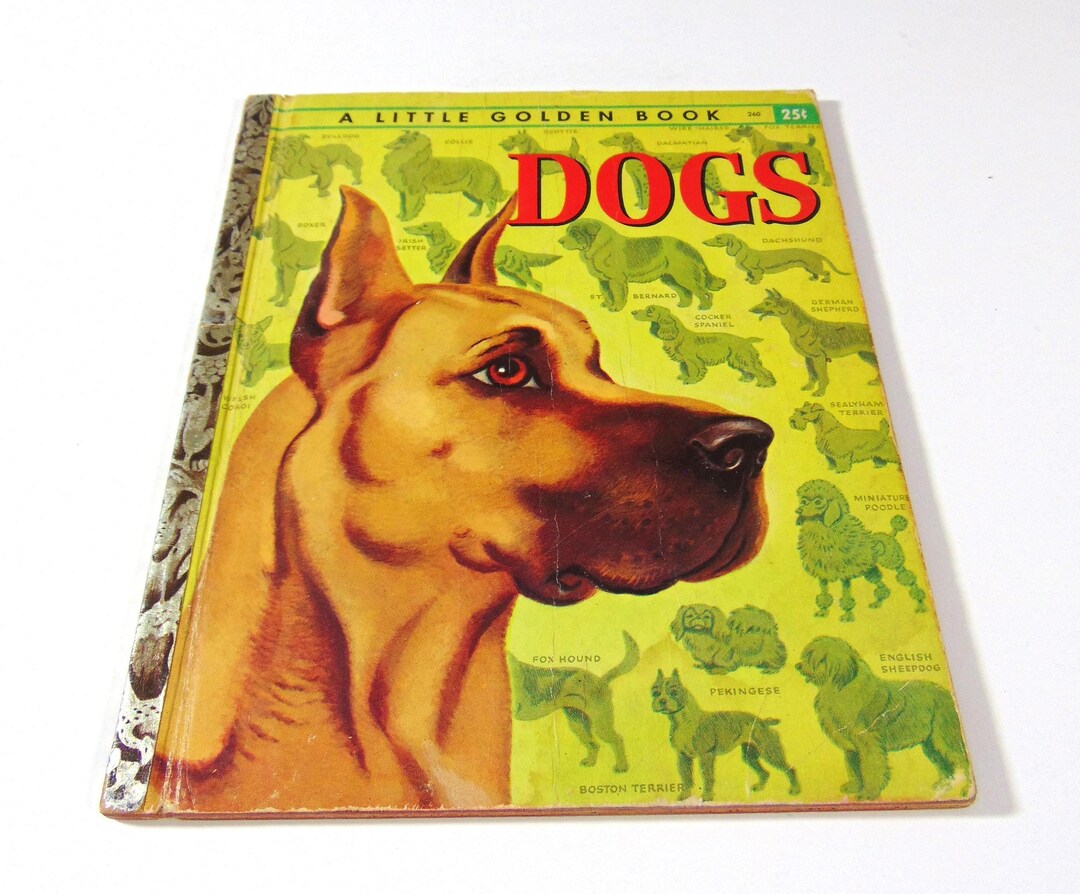 Dogs, Vintage Little Golden Children's Book, Written by Nita Jones ...