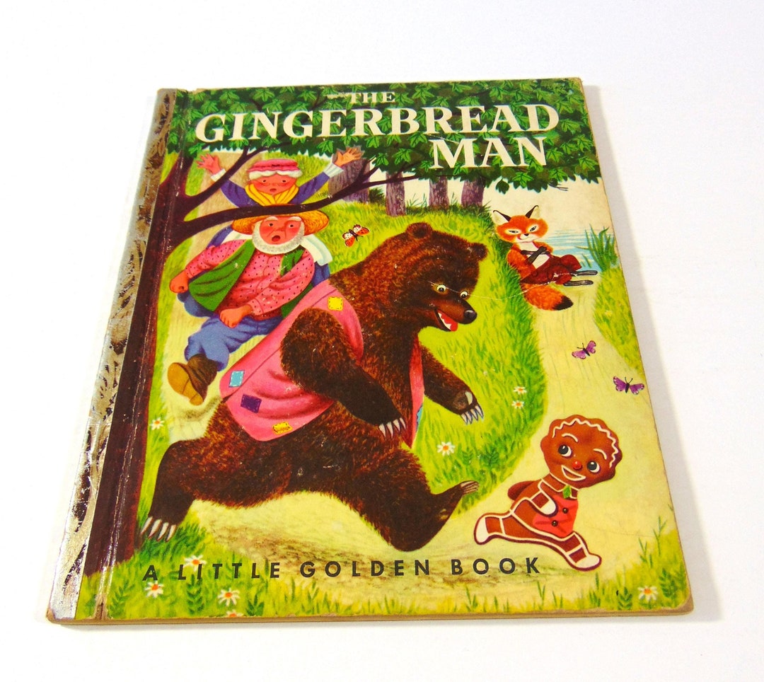 The Gingerbread Man, Vintage Little Golden Book, Told by Nancy Nolte ...