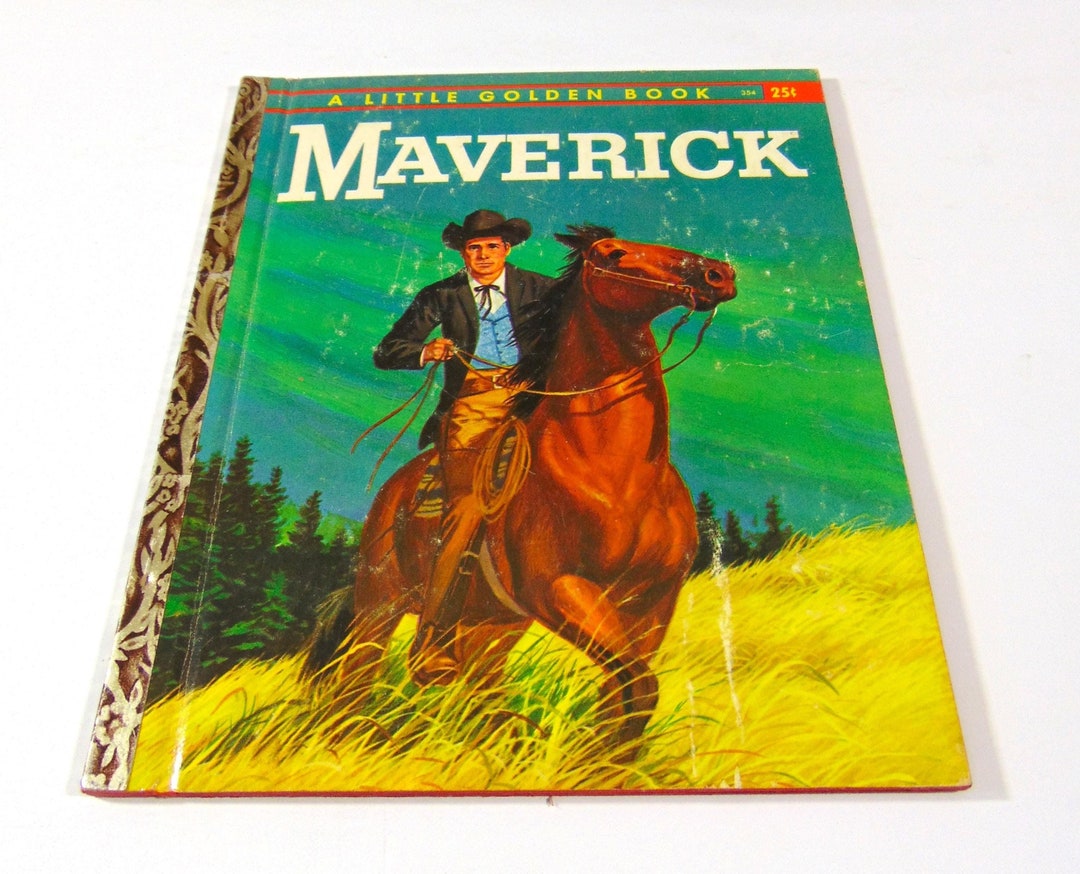 Maverick, Vintage Little Golden Book, Written by Carl Memling ...